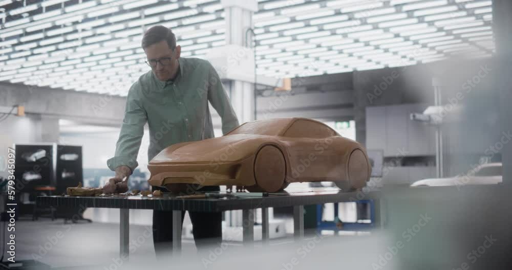 Automotive Artist Making Final Strokes on His Latest Concept Car ...