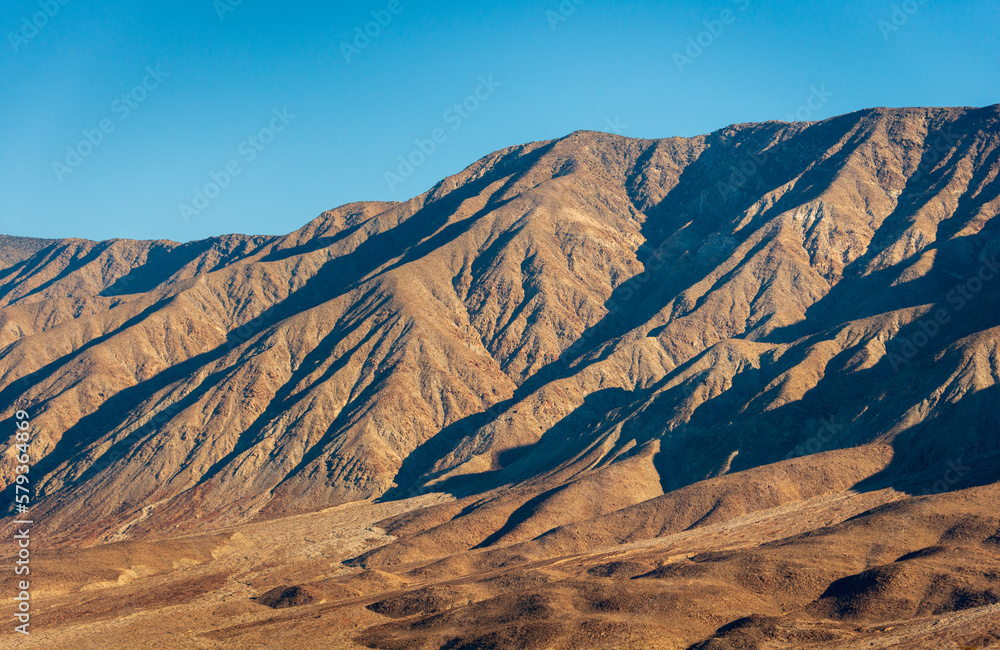 Arid Mountain Range, Anza-Borrego Desert State Park Stock Photo | Adobe ...