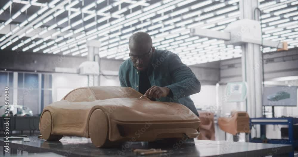 Diverse African Automotive Artist Making Final Strokes on His Latest ...