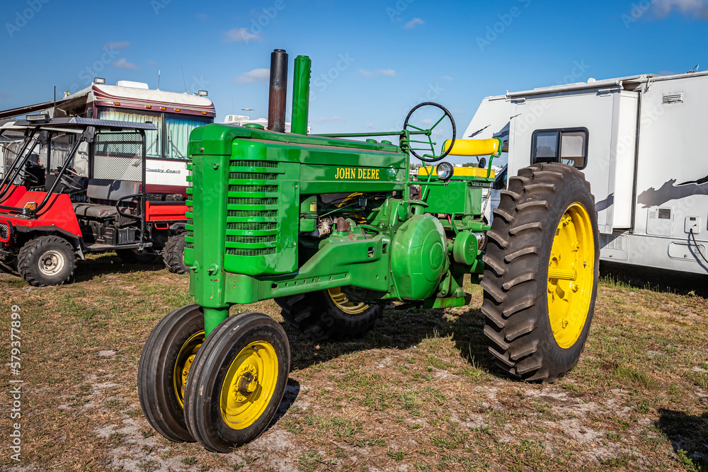1947 John Deere Model A Tractor Stock Photo | Adobe Stock
