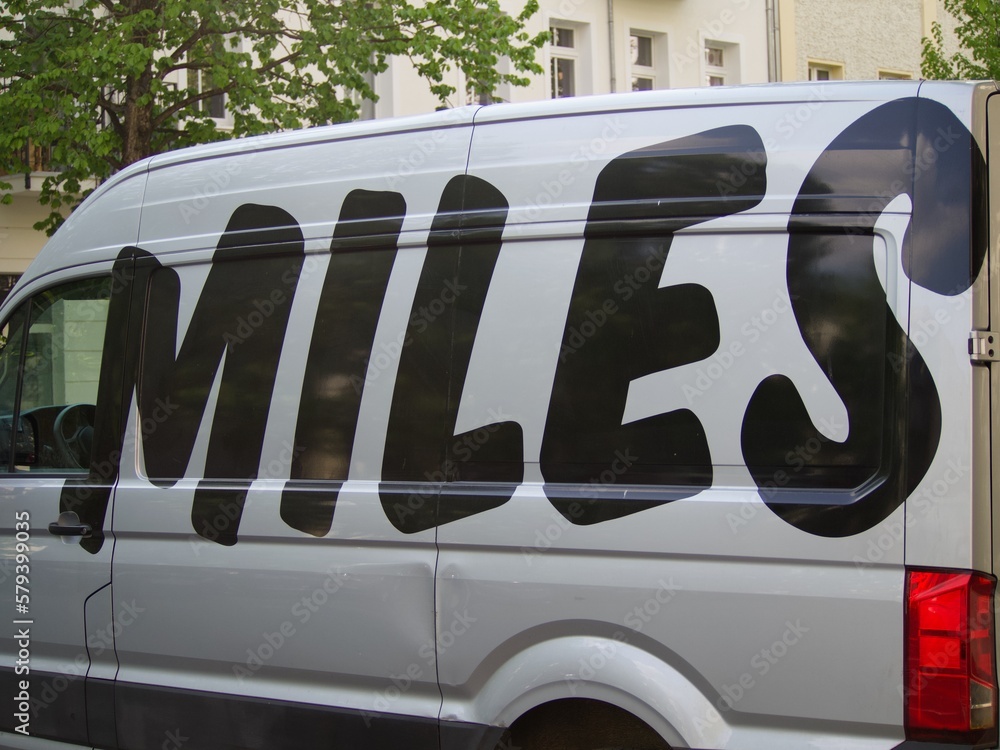 Berlin, May 2, 2022: Van by MILES, the largest independent car sharing ...