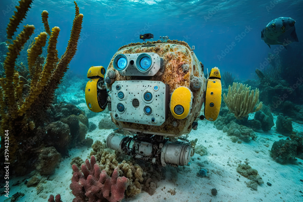 Robots Save Dying Coral Reefs. Robots technology rescue of the Great ...