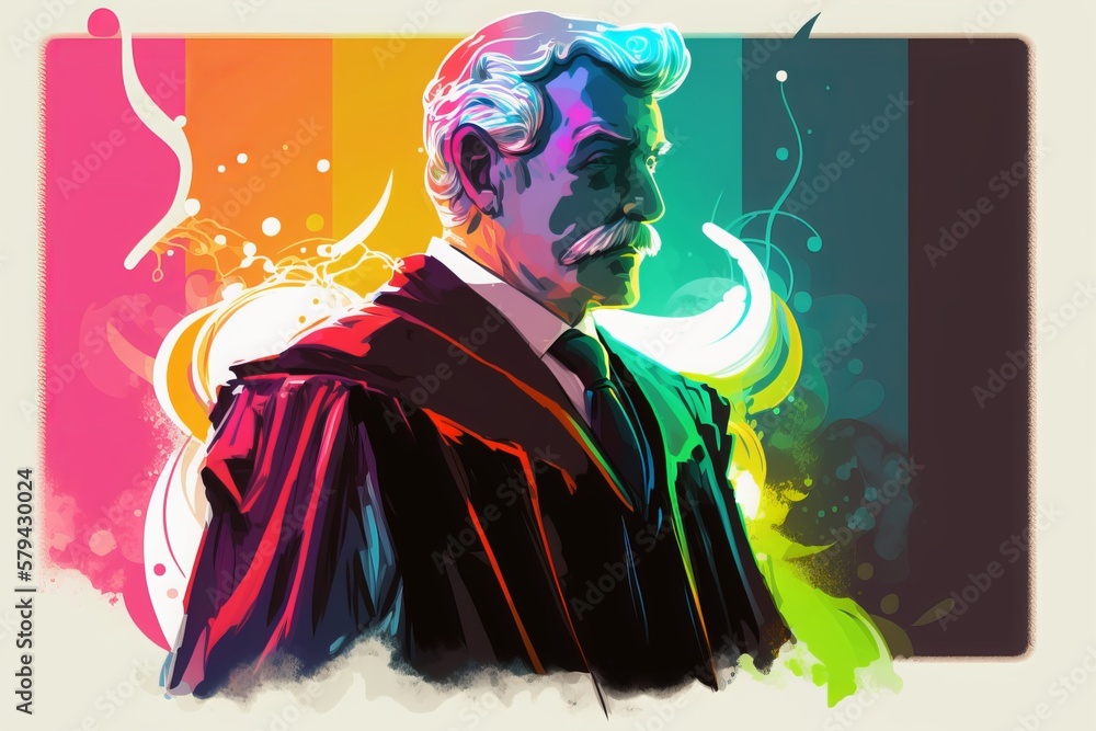 Judging has never looked this good: The cartoon judge in full color ...