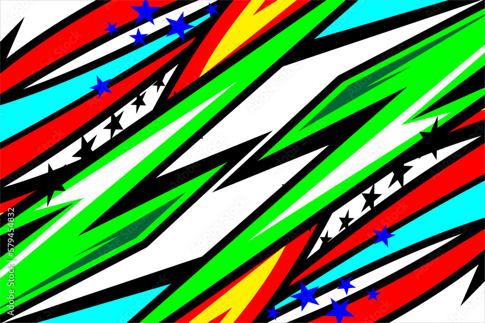 design vector racing background with a unique stripe pattern with a mix ...