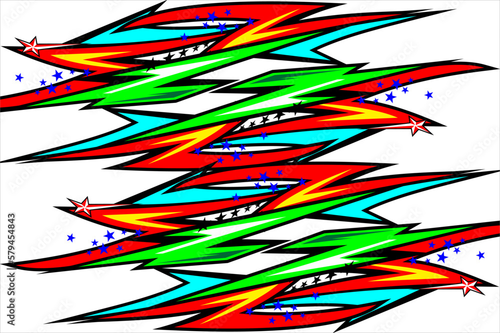 design vector racing background with a unique stripe pattern with a mix ...