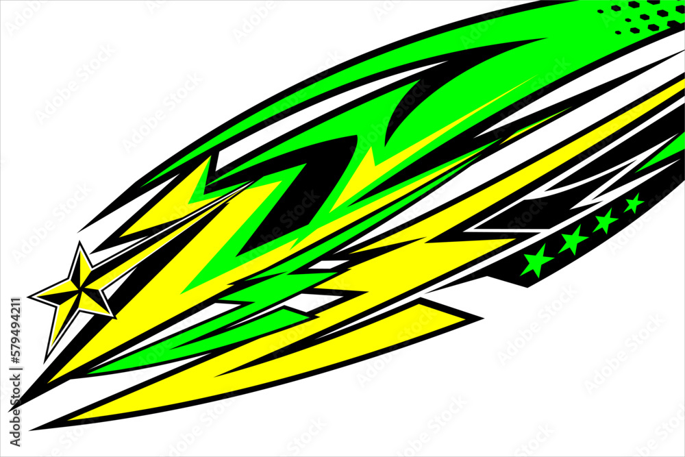 design vector racing background with a unique stripe pattern with a ...