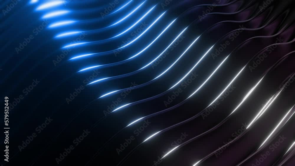 This stock motion graphic video of 4K Colored Wave Backgrounds with ...