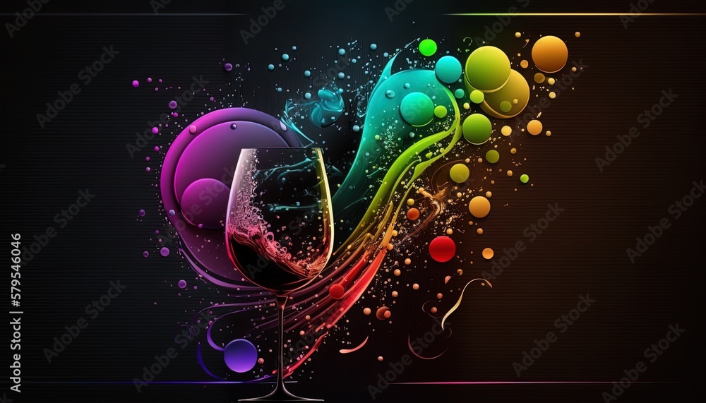 Celebration concept - abstract wallpaper about party, rave and fun in ...