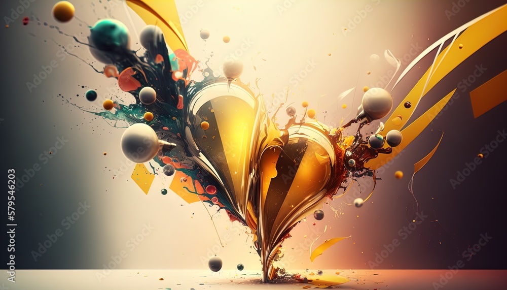 Celebration concept - abstract wallpaper about party, rave and fun in ...