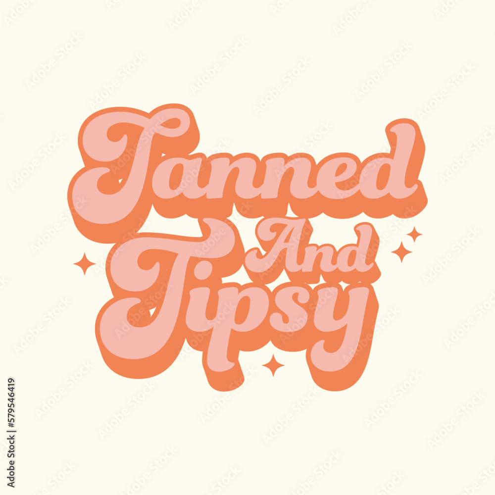 Tanned and tipsy design for shirt,Summer sublimation quote beach ...