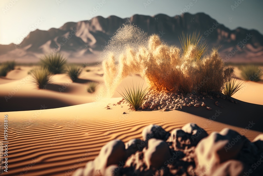 Experience the Hyper-Detailed Beauty of a Desert Landscape with Ultra ...