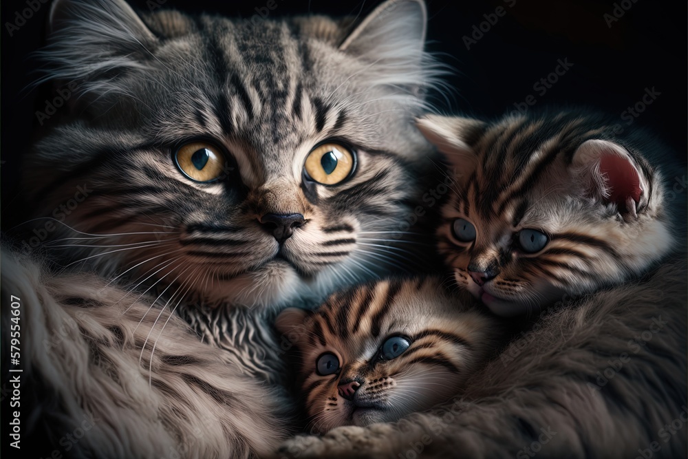 Cat mother love - the loving relationship between parents and their ...