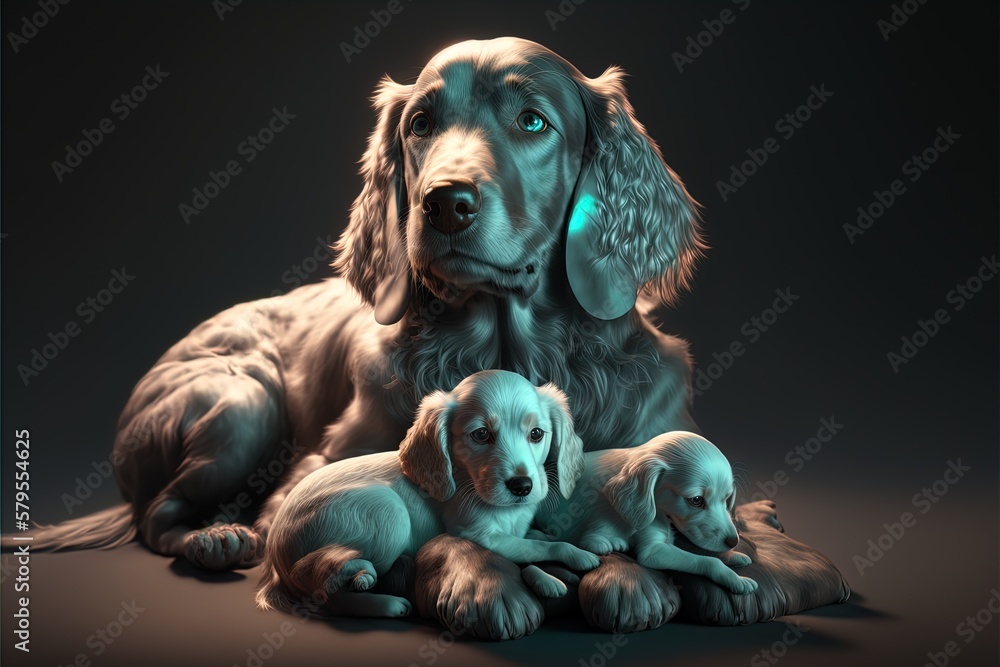 Dog mother love - the loving relationship between parents and their ...