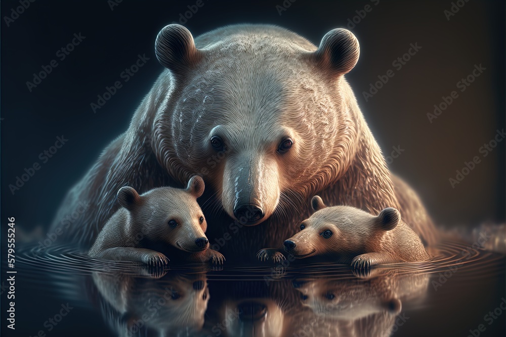 Bear mother love - the loving relationship between parents and their ...