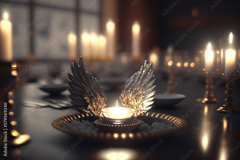 Ilustrace „Holy Spirit symbol - a white dove, with halo of light rays ...