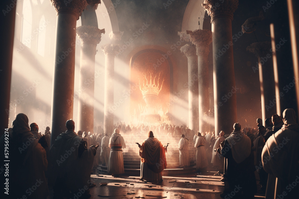 Holy Spirit symbol - a white dove, with halo of light rays flaming rays ...