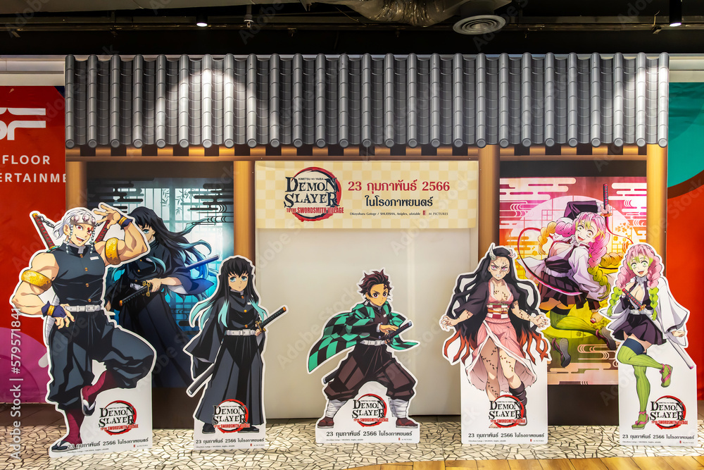 Bangkok, Thailand - March 8, 2023: Beautiful standee of movie ...