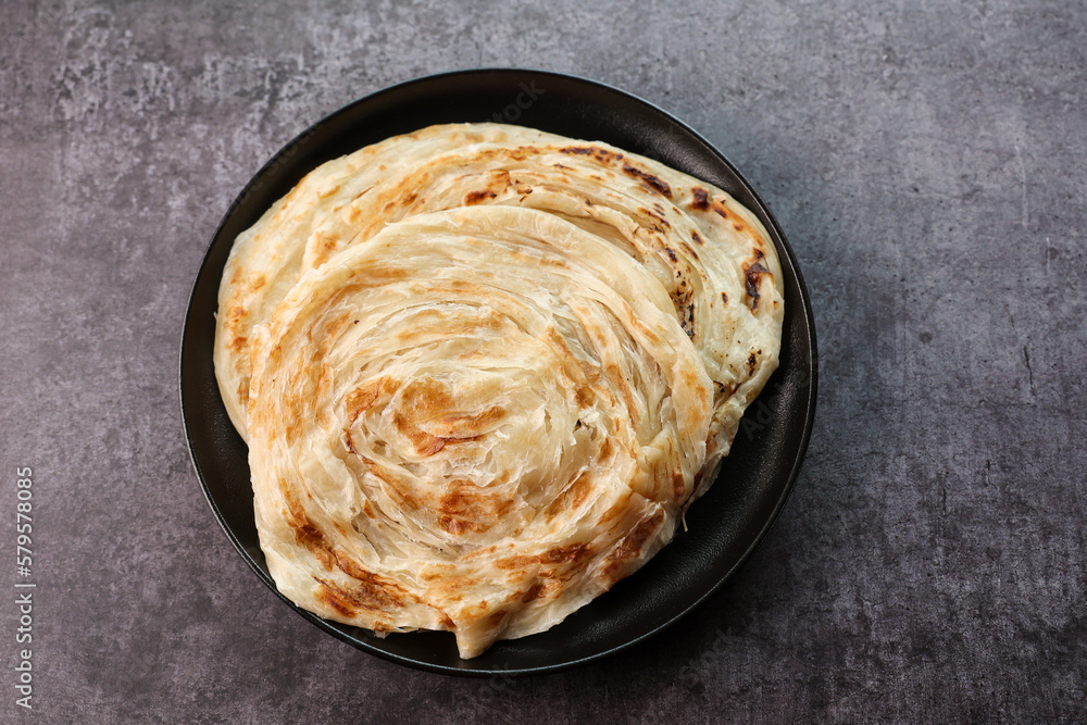 Fotografia do Stock: Kerala parathas porotta roti parotta barotta naan ...