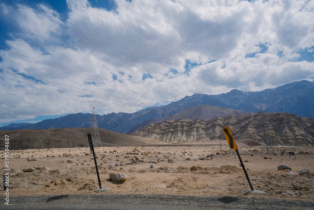 LEH LADAKH , INDIA - SEPTEMBER 27TH 2022: landscape and people at Leh ...