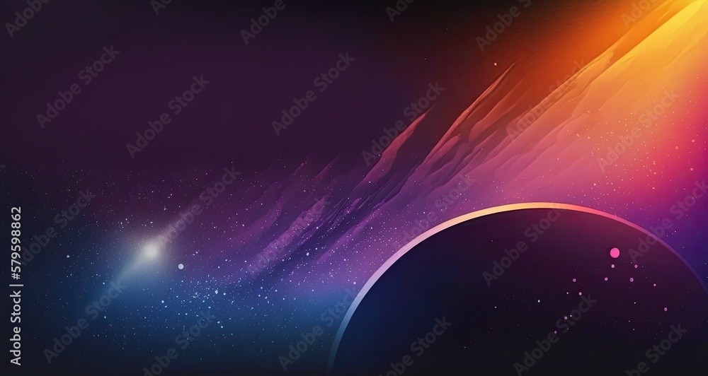 Deep space background illustration. Perfect for wallpapers, banners ...