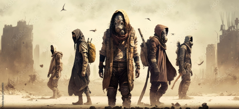 Survivors of the apocalypse are people in a post-apocalyptic world ...