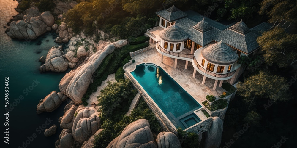 Breathtaking Views and Modern Luxury Collide in Cape Sol: Top-Down View ...