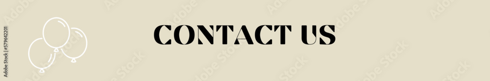 contact us typography with premium background Stock Vector | Adobe Stock