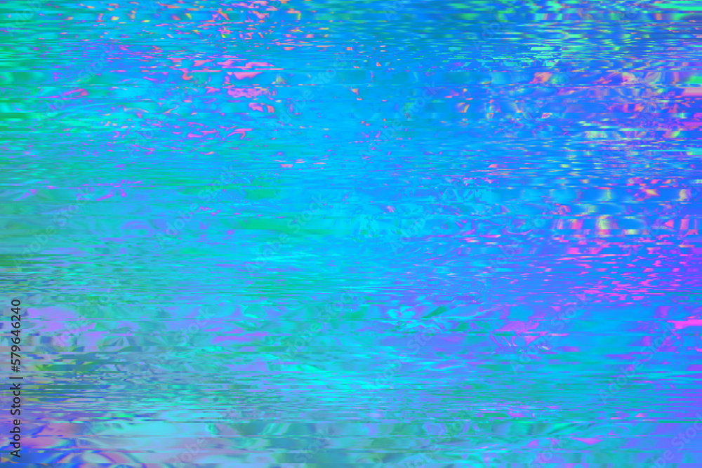 Glitched abstract purple pink green pastel rainbow wavy background ...
