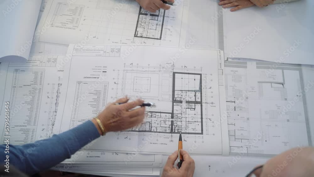 Architects collaborate on precise planning and creative problem-solving ...