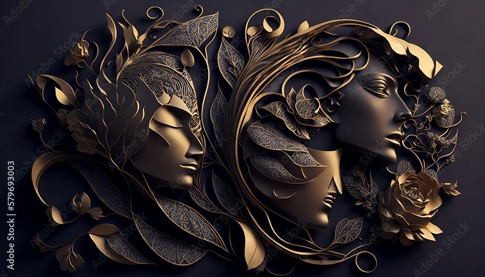 Shine Bright: A Celebration of Women and Gender Equality Abstract art ...