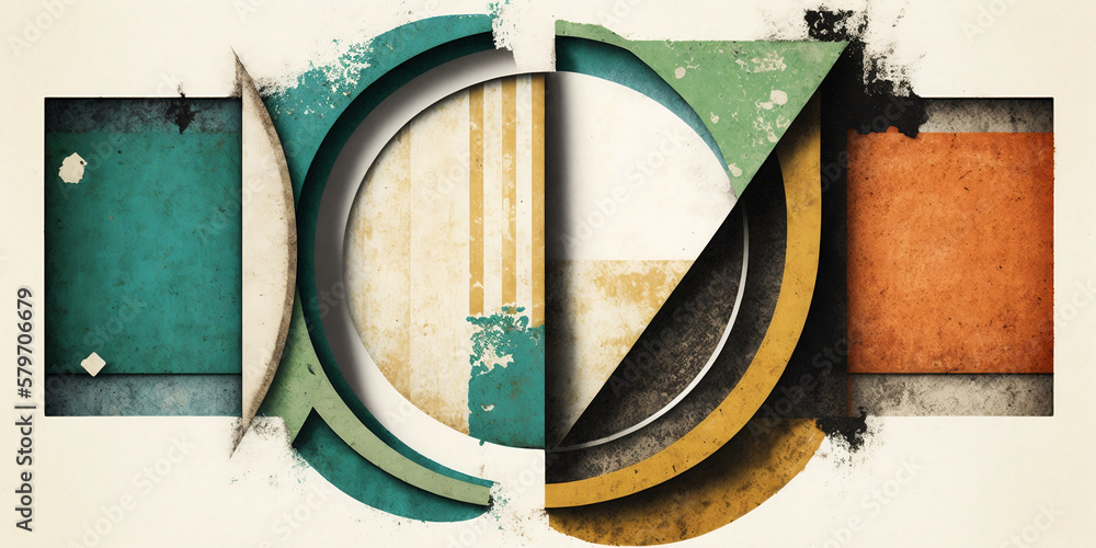 Retro Revival: White Background with Old-Fashioned Textures and Colors ...