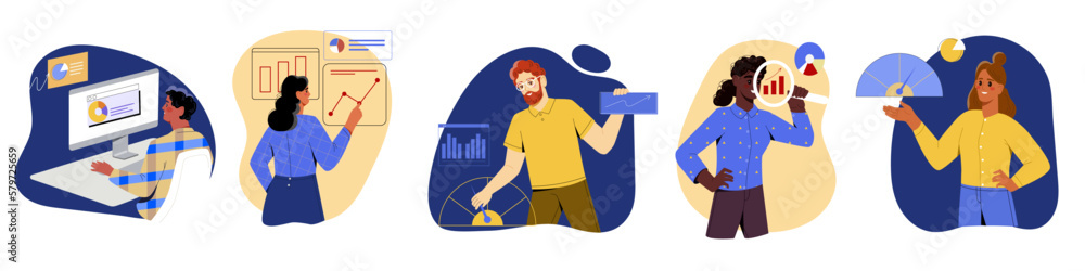Set of benchmark. Comparing business process, indicator, performance ...
