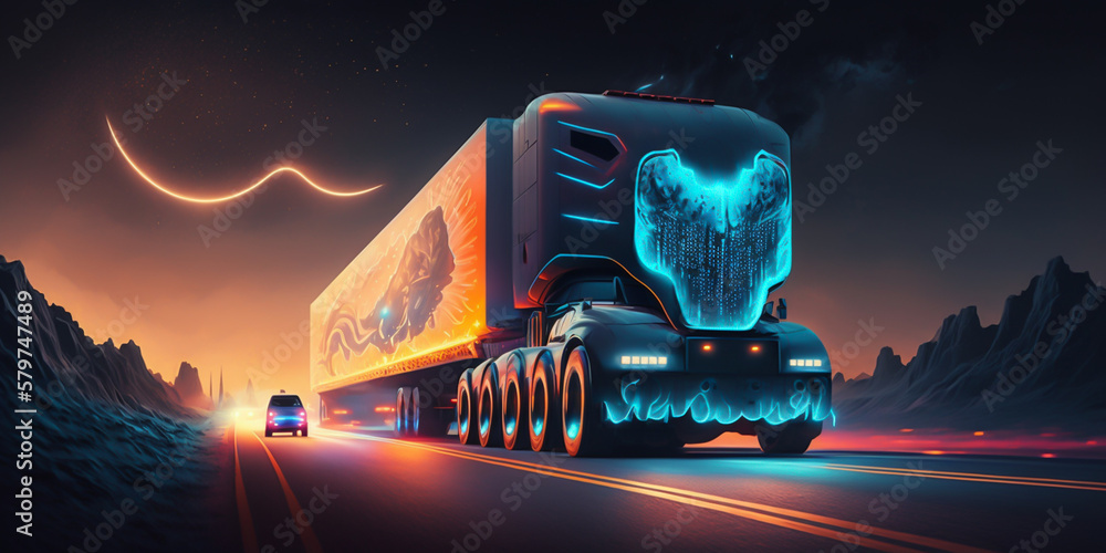 Autonomous semi trucks are the future of transportation. Self driving ...