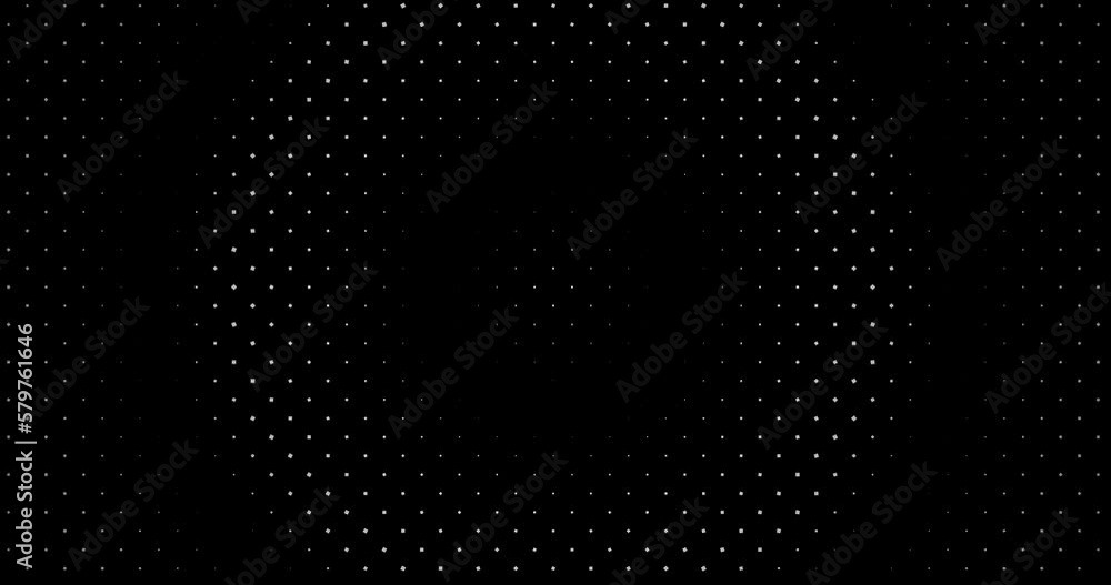 4k dynamic circular seamless looping animation. Moving circles with ...