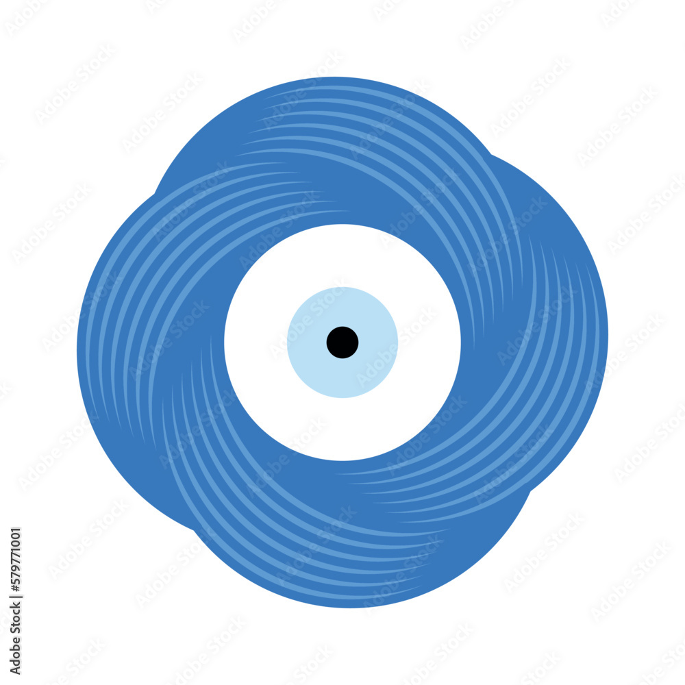 Turkish eye modern design. Vector illusration. Greek evil eye vector ...