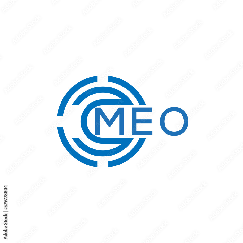 MEO letter logo design. MEO creative initial letter logo concept. MEO ...