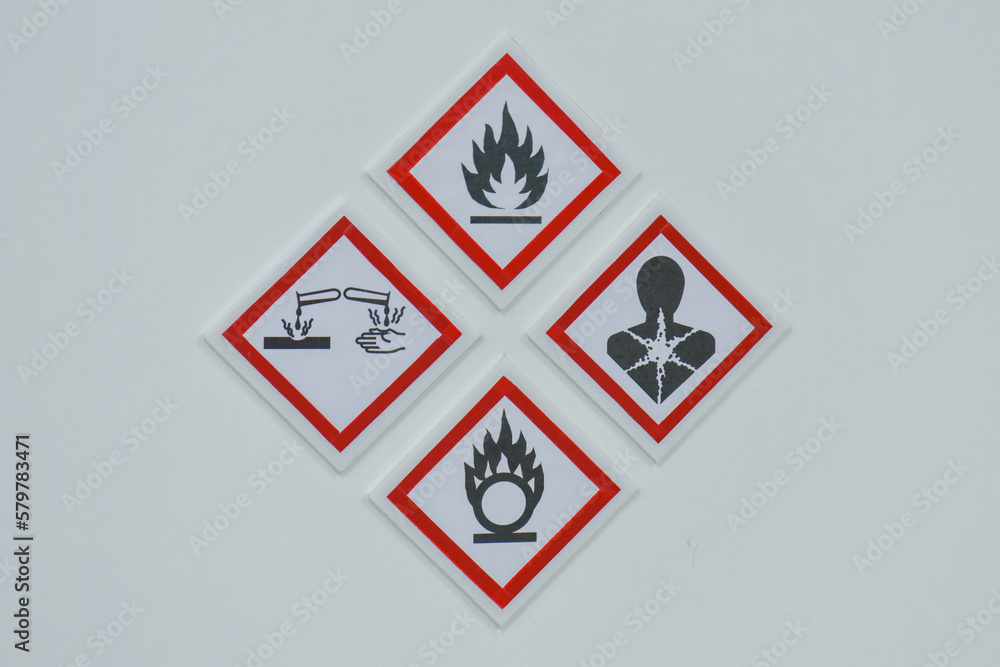 Warning signs in workplaces containing hazardous chemicals and ...