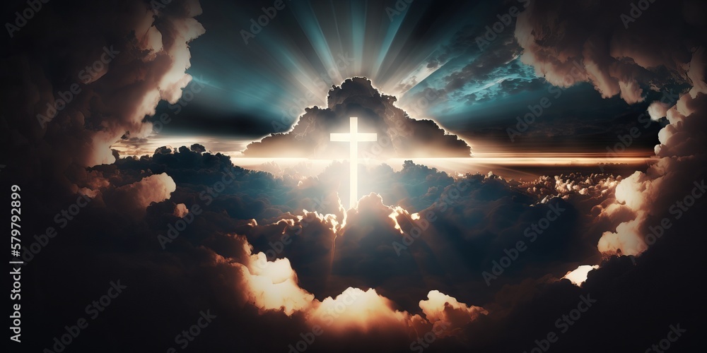 ? of mankindThe sky gleamed brightly and light shone between the ...