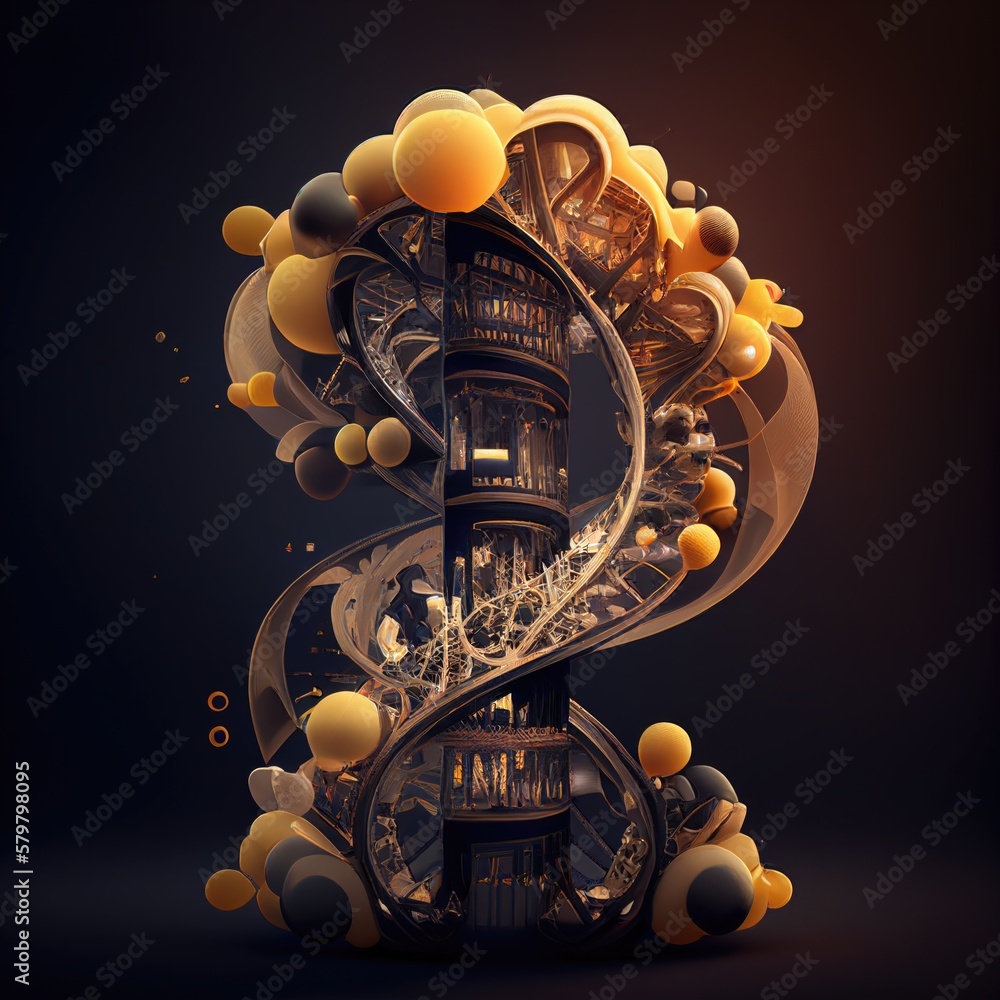 Construction of DNA: A Detailed Illustration of the Double Helix ...