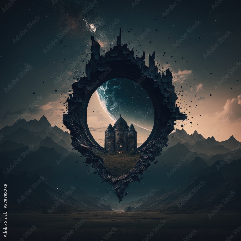 A Castle Floating in the Void of the Border Ether: A Surreal and ...