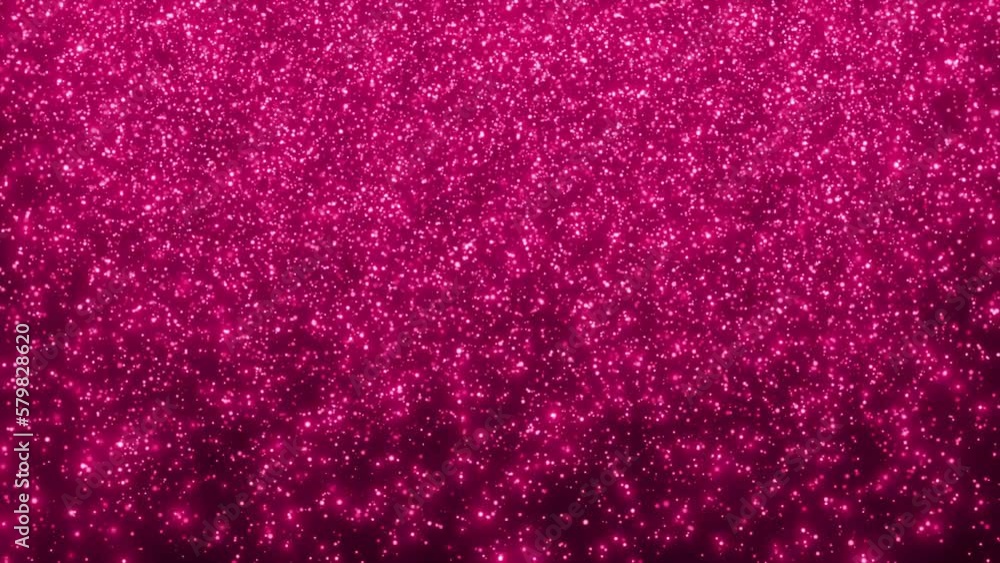 Glitter Pink Particle Falling Background. Abstract Party Celebration Glitter Background. Shining ...