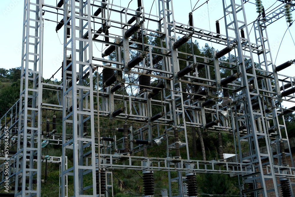 power plant, station, substation, electrical installation designed to ...