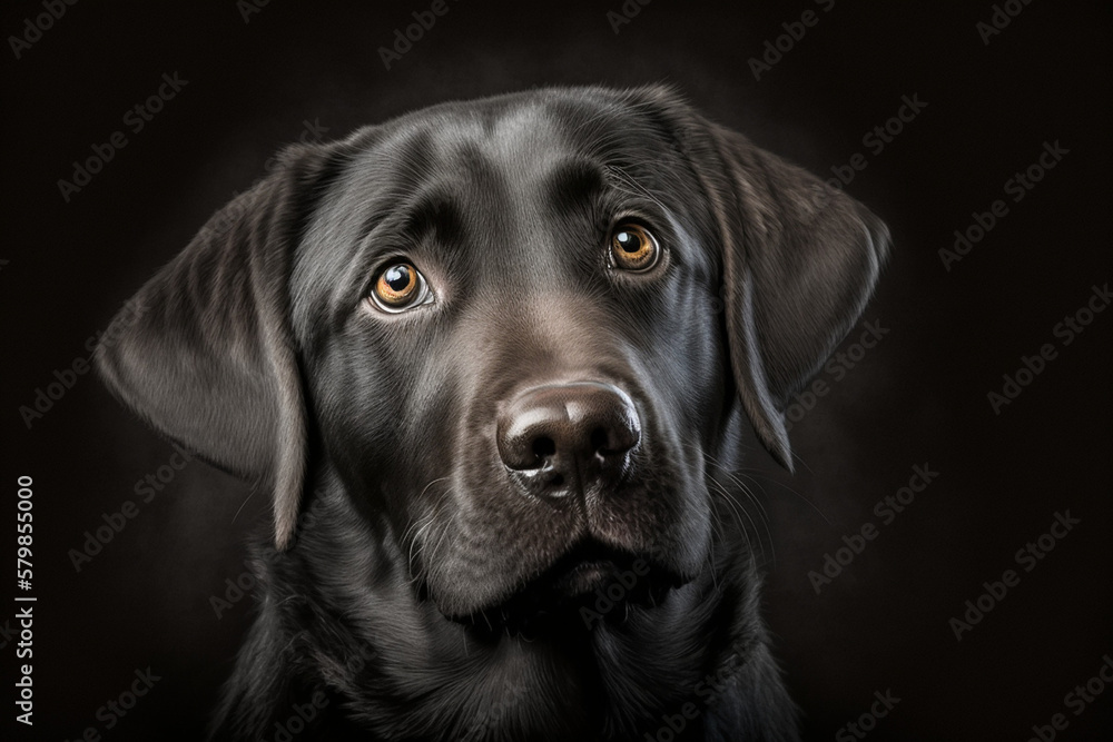 Stunning Labrador Retriever Dog Studio Photoshoot - Capturing the ...