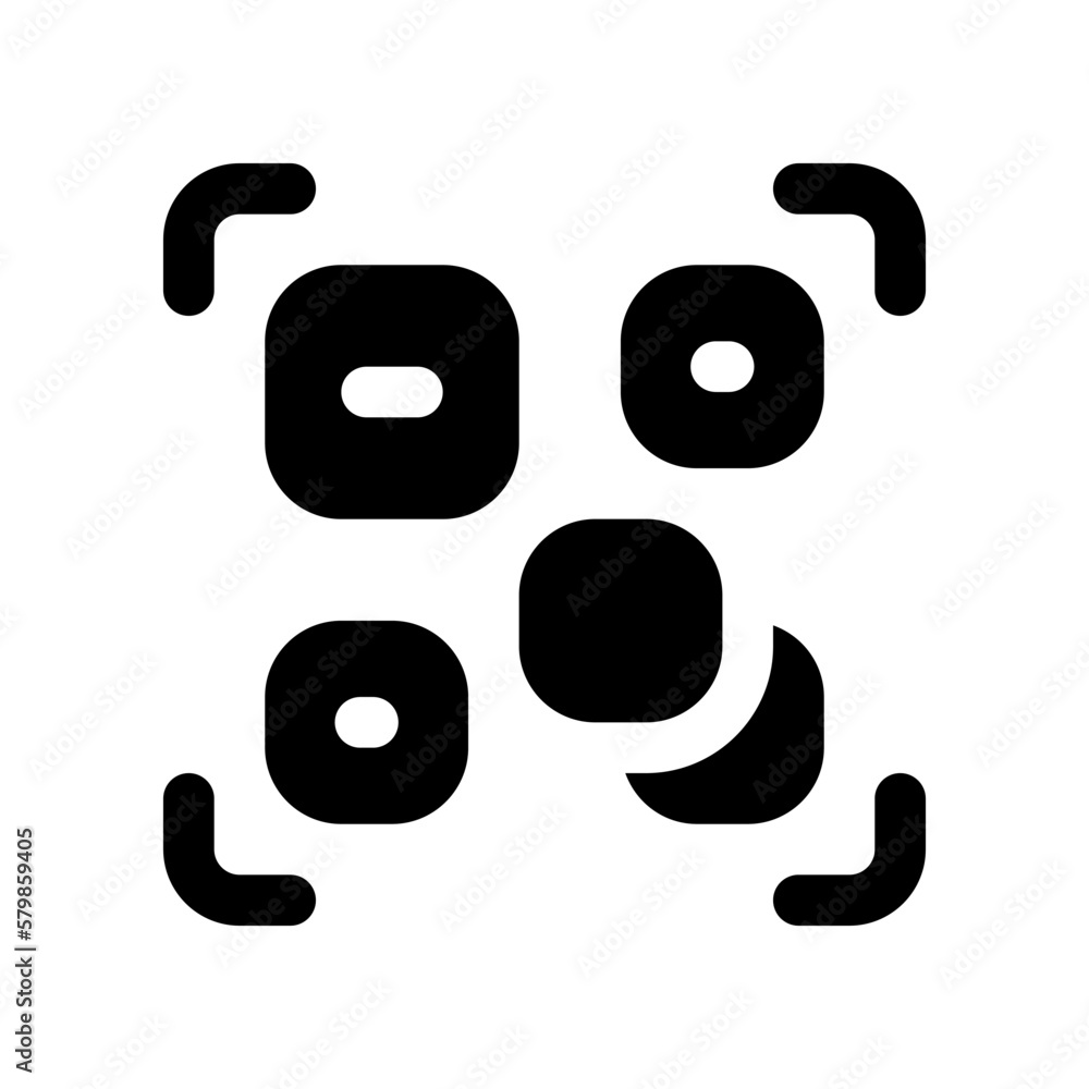 qr code icon for your website design, logo, app, UI. Stock Vector ...