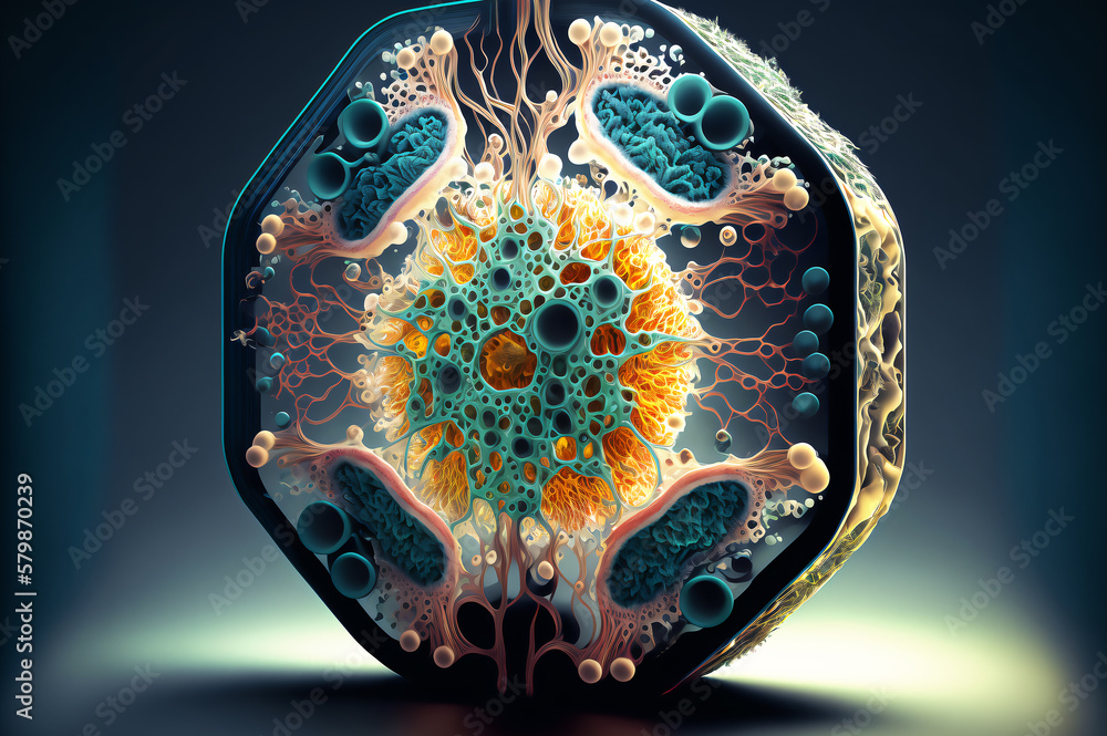 Schematic View of a Bio Cell, Microbial Ecology in Understanding ...