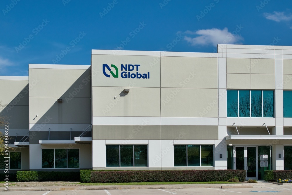 NDT Global office building exterior in Houston, TX. Pipeline inspection ...