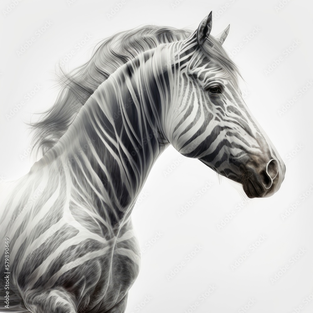 Wild animals made in generative AI, high quality. Stock Illustration ...