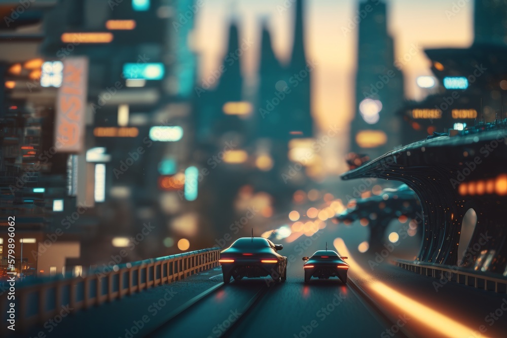 Hyper-Detailed Futuristic City with Advanced Transport Systems and ...