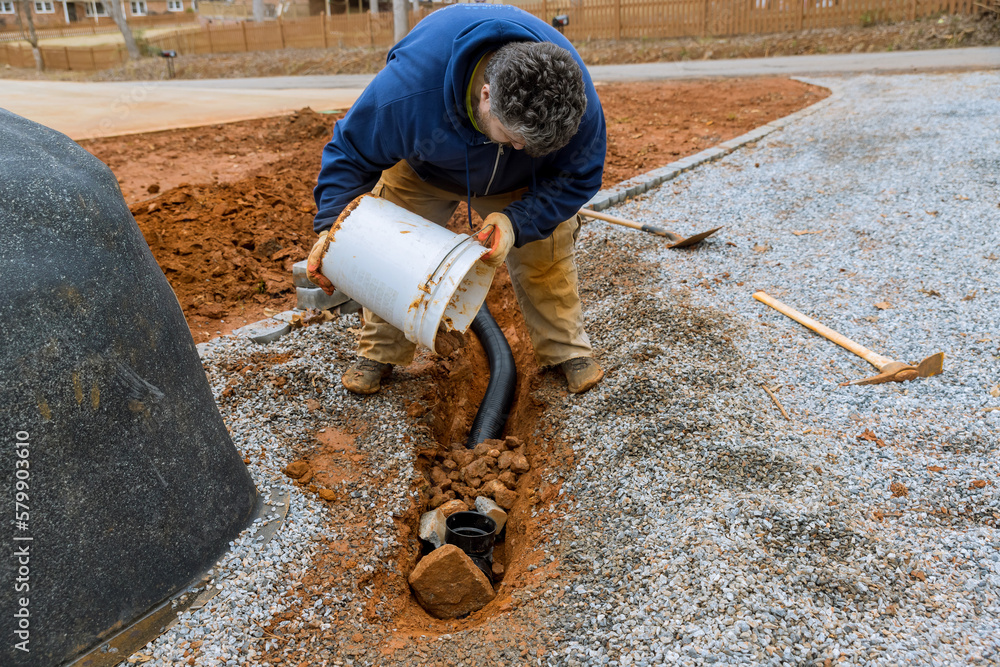 Well designed drainage system installation of drainage pipe ensures ...