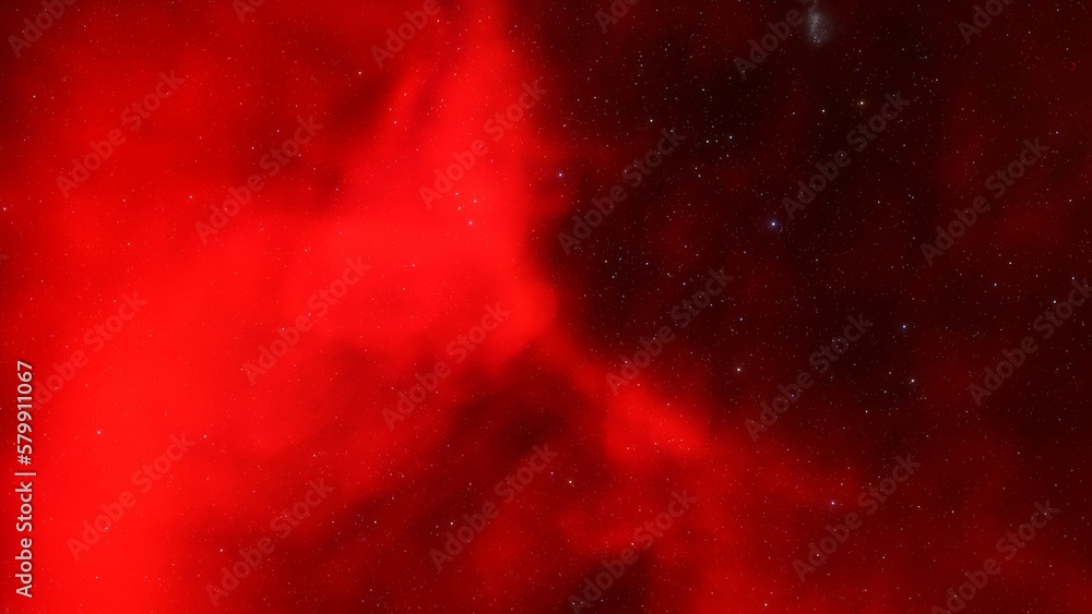 red-violet nebula in outer space, horsehead nebula, unusual colorful ...